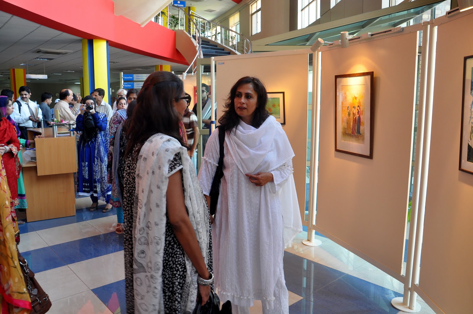 Funkor News: Exibition of Samreen Asif's Paintings at CIIT