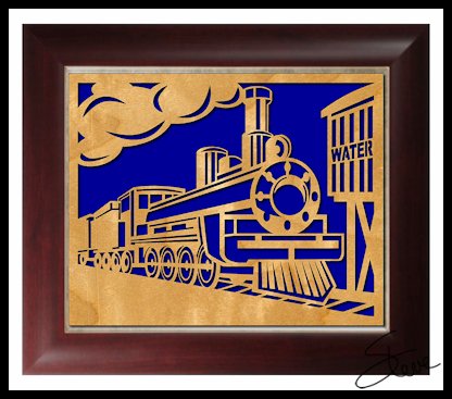 Scrollsaw Workshop: Train Station Scroll Saw Pattern.