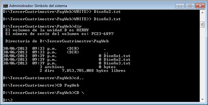 TICS in the web: Comandos Internos y Externos de MS-DOS