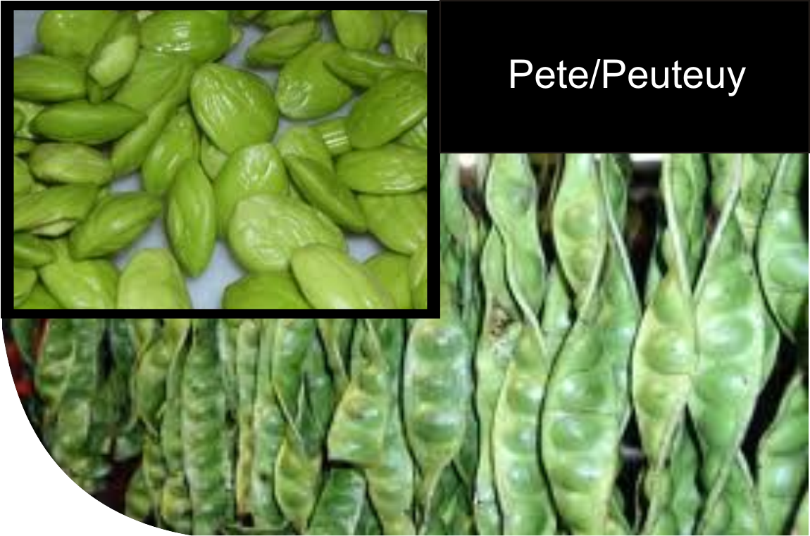 Jengkol and Pete "Indonesian Traditional foods"