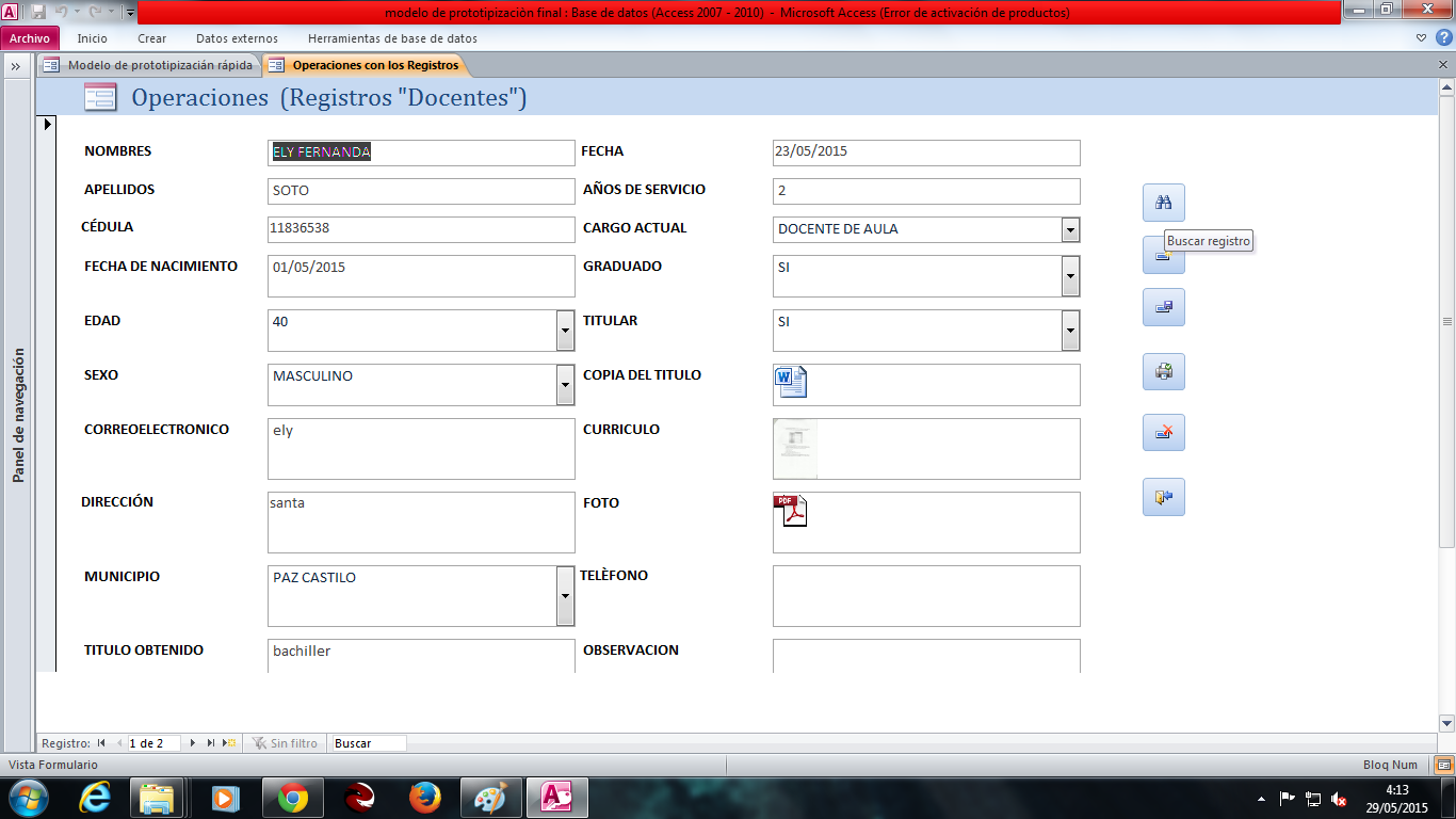 Licda.Ely Soto: LA PROTOTIPIZACIÓN RÁPIDA