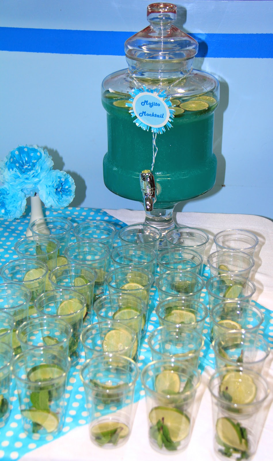 THREElittleBIRDS' : MOJITO MOCKTAIL FOR A BABYSHOWER