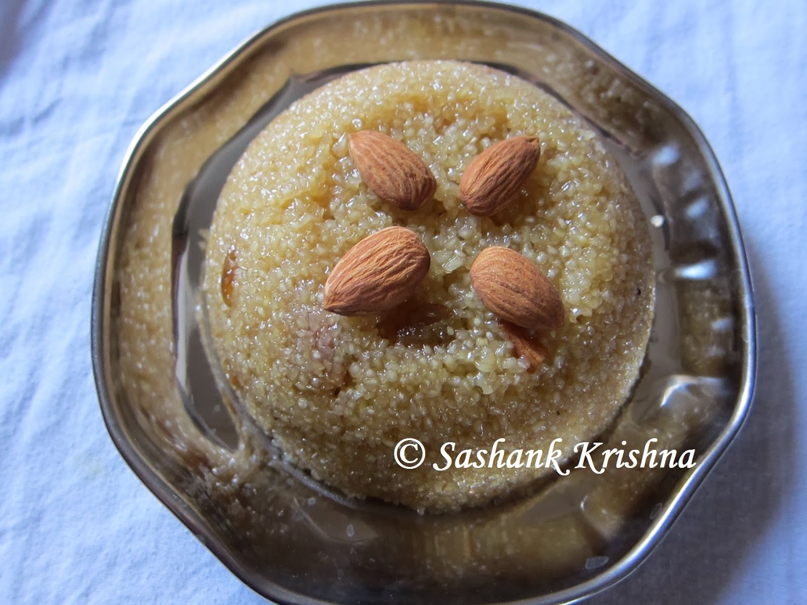 Bansi Rava Kesari (Broken wheat) recipe