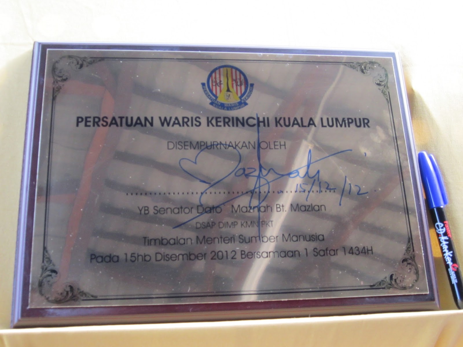 PERSATUAN WARIS KERINCHI KUALA LUMPUR (PWKKL): PWKKL, Kini Rasmi Pada ...