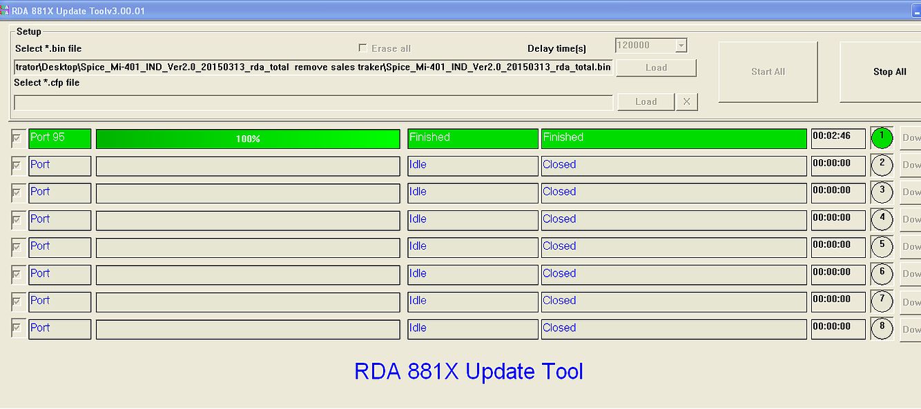 FLASHING SOLUTIONS: FLASH RDA BIN FILE .RDA FLASHING TOLL GUIDE