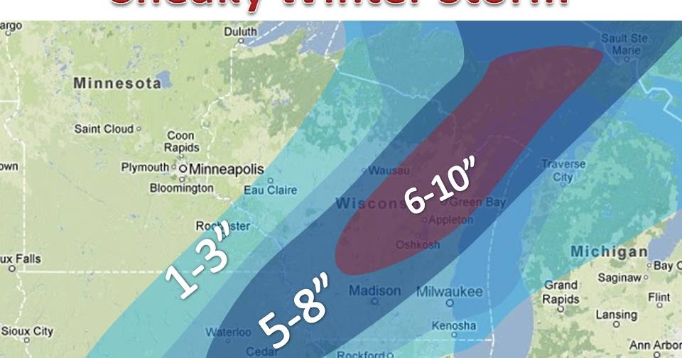 The Junction of Golf and Weather: Final Snow Map