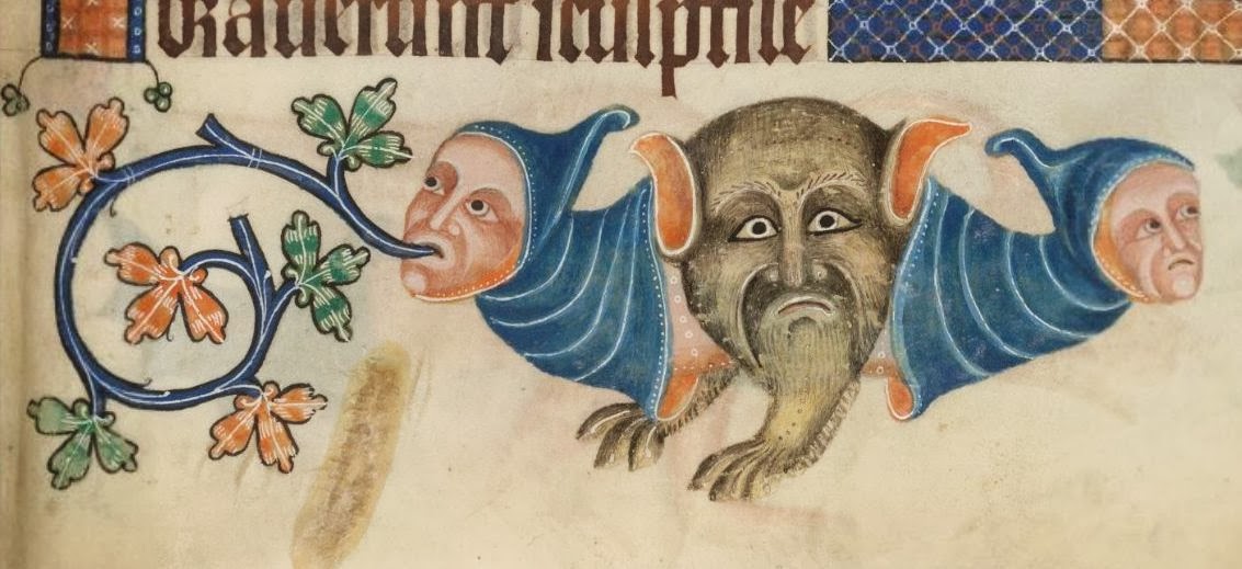 Groteskology: The Grotesques of the Luttrell Psalter