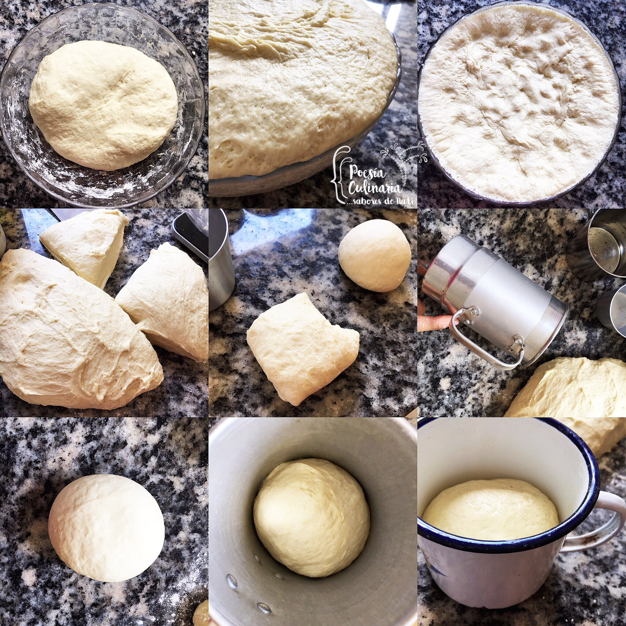 Poesía Culinaria . Sabores de Nati: Cuencos de pan / Pan en lata