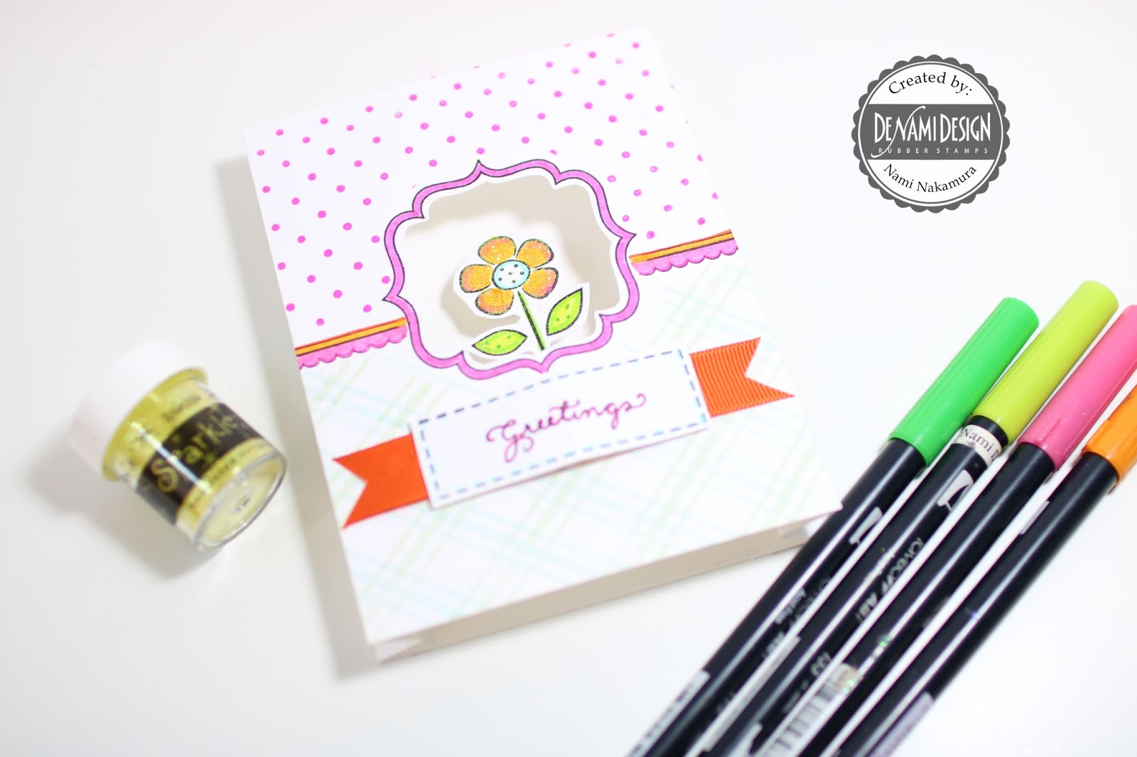 DeNami Design Blog: Quick and Easy Stand Up Pop Card and Video