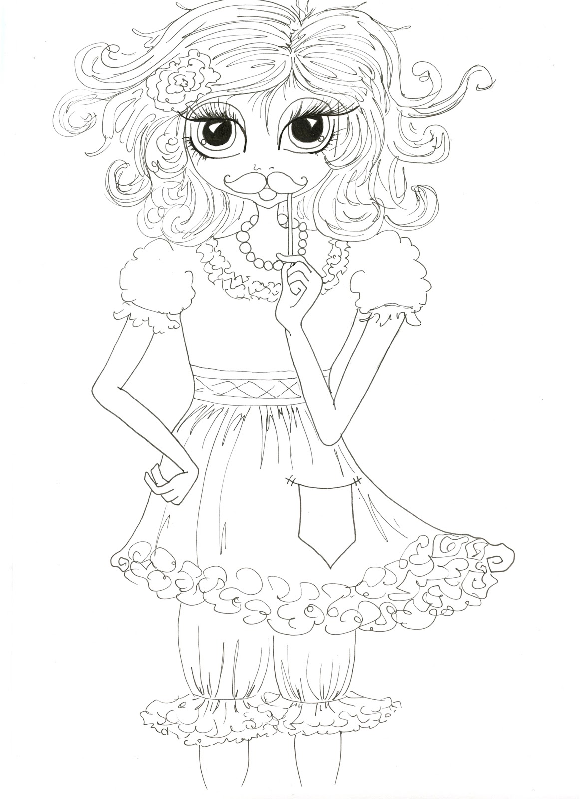 My Besties Digital Stamps Free Sketch Coloring Page