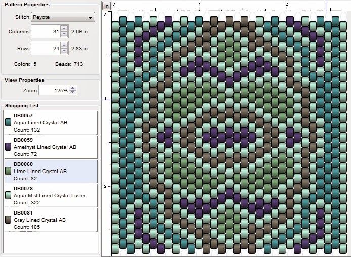 Imaginesque: Beading: Peyote Stitch Pattern 17