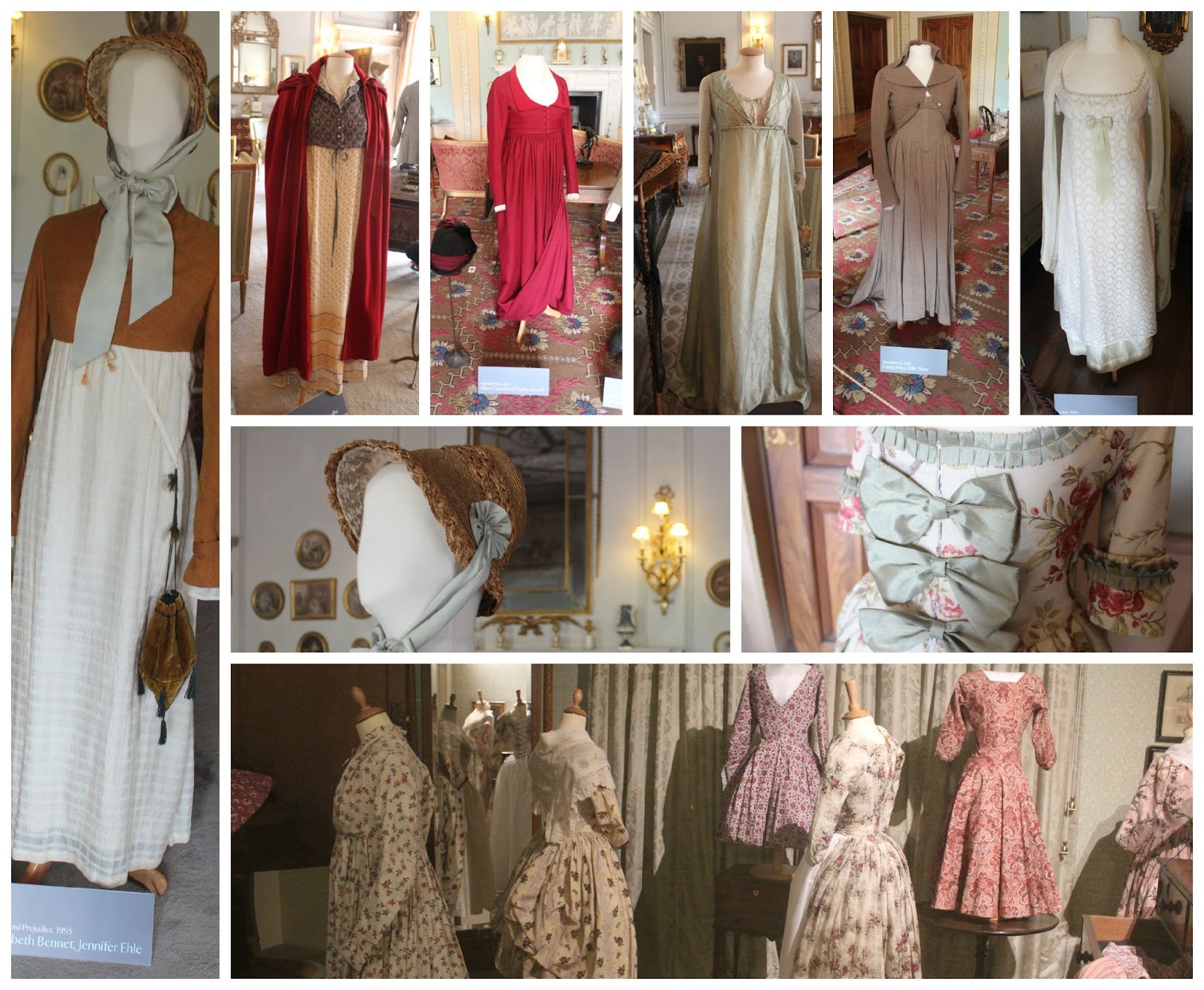 Katielovescrafts: Jane Austen clothing exhibition at Berrington Hall
