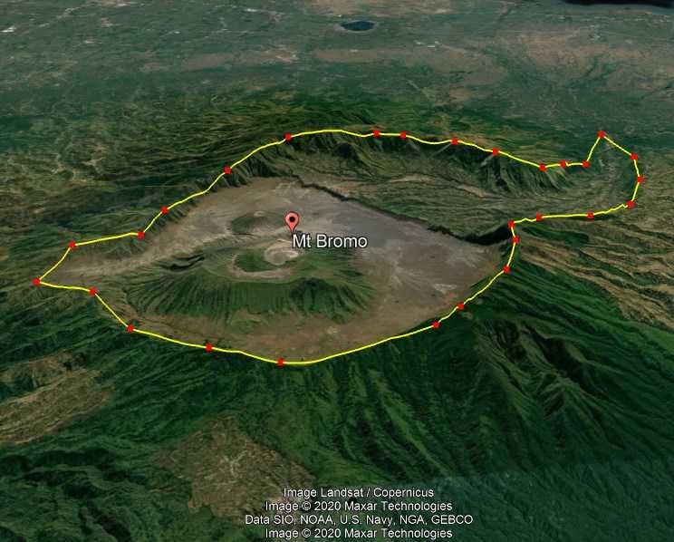Porter dan Mountain Guide, Gunung Indonesia - 08 GUNUNG DENGAN KALDERA ...