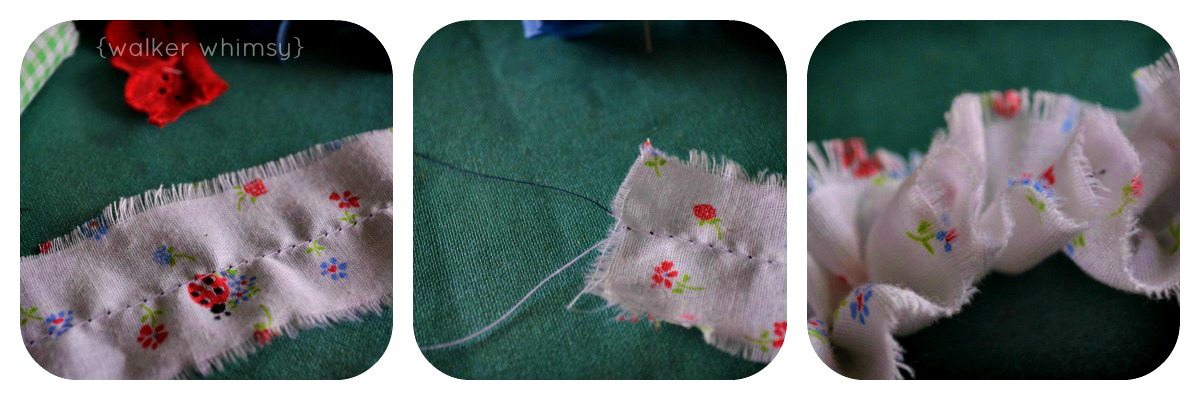 {walker whimsy}: Ruffled Bookmarks {14 Days of Fluffy Stuff}