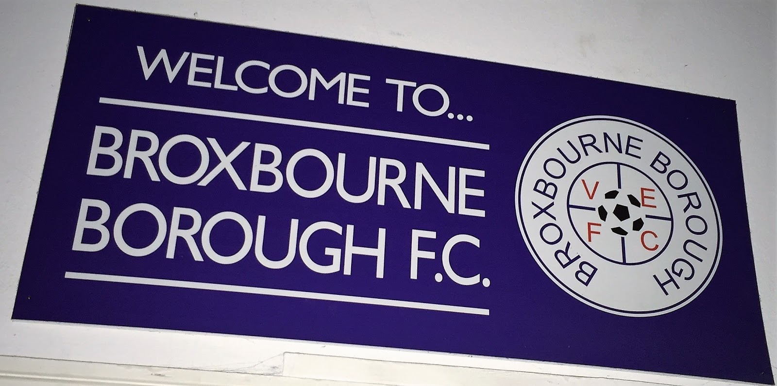 The Wycombe Wanderer: FC Broxbourne Borough - Goffs Lane