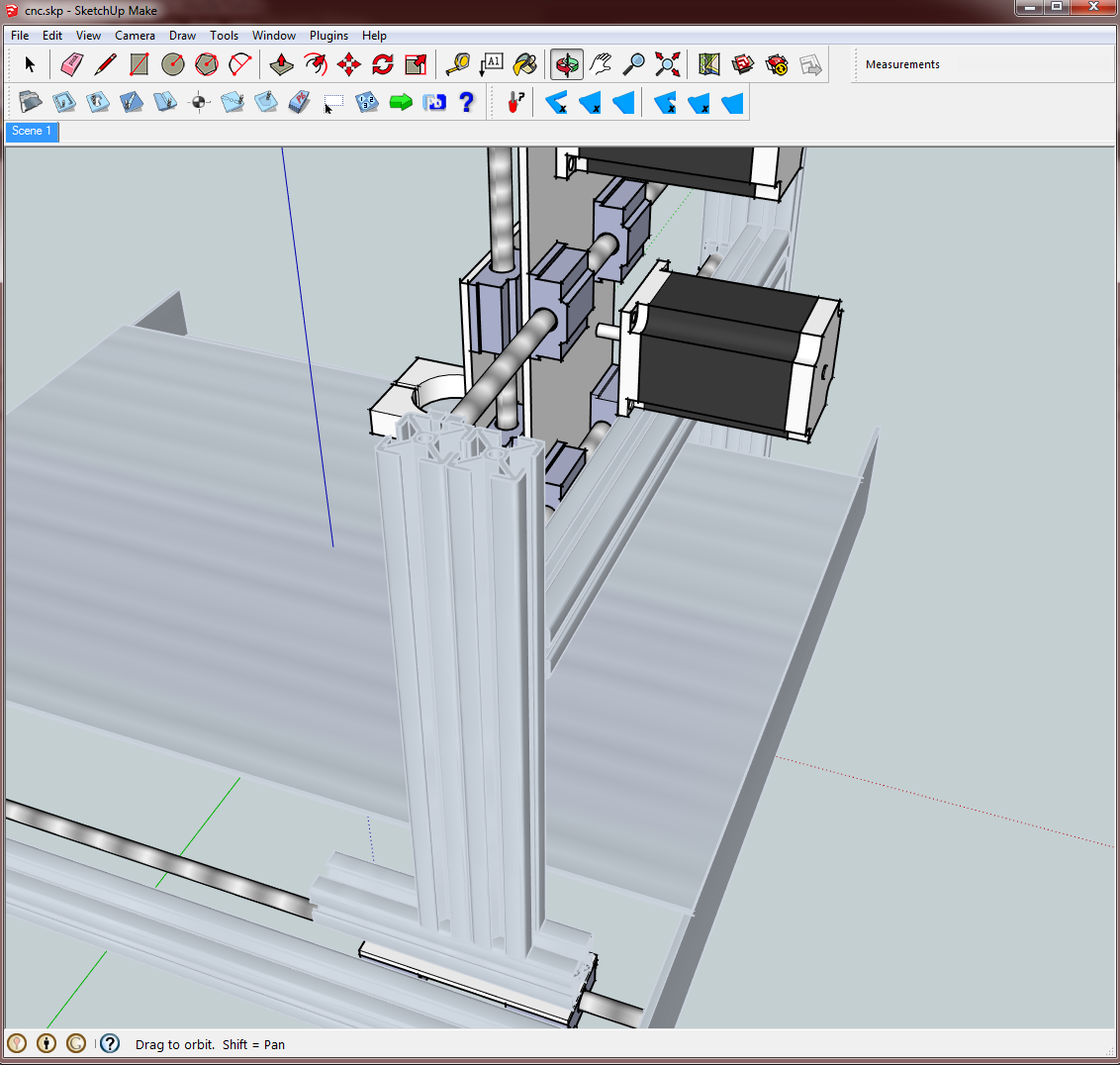 DIY Projects: DIY CNC Build in Switzerland - Designing the CNC in Sketchup