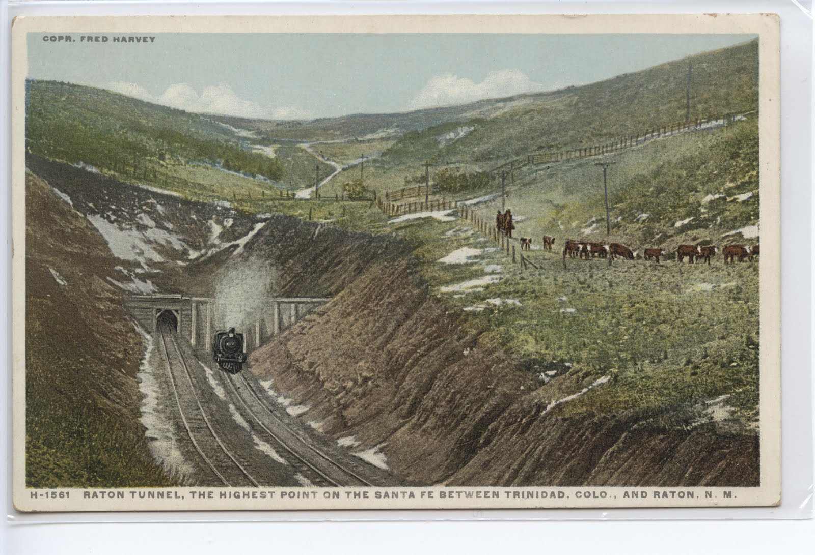 About My Trains: Raton Pass on the Santa Fe Railway