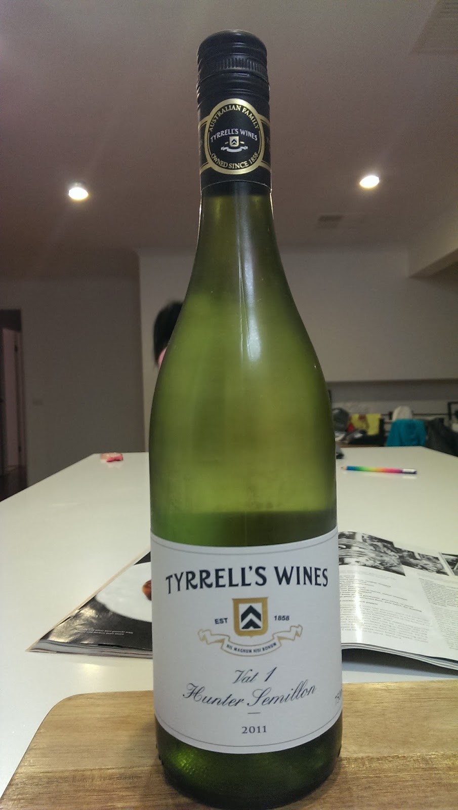 Good Wine Review by Chad & Norriega: 2011 Tyrrell's Vat 1 Hunter Semillon