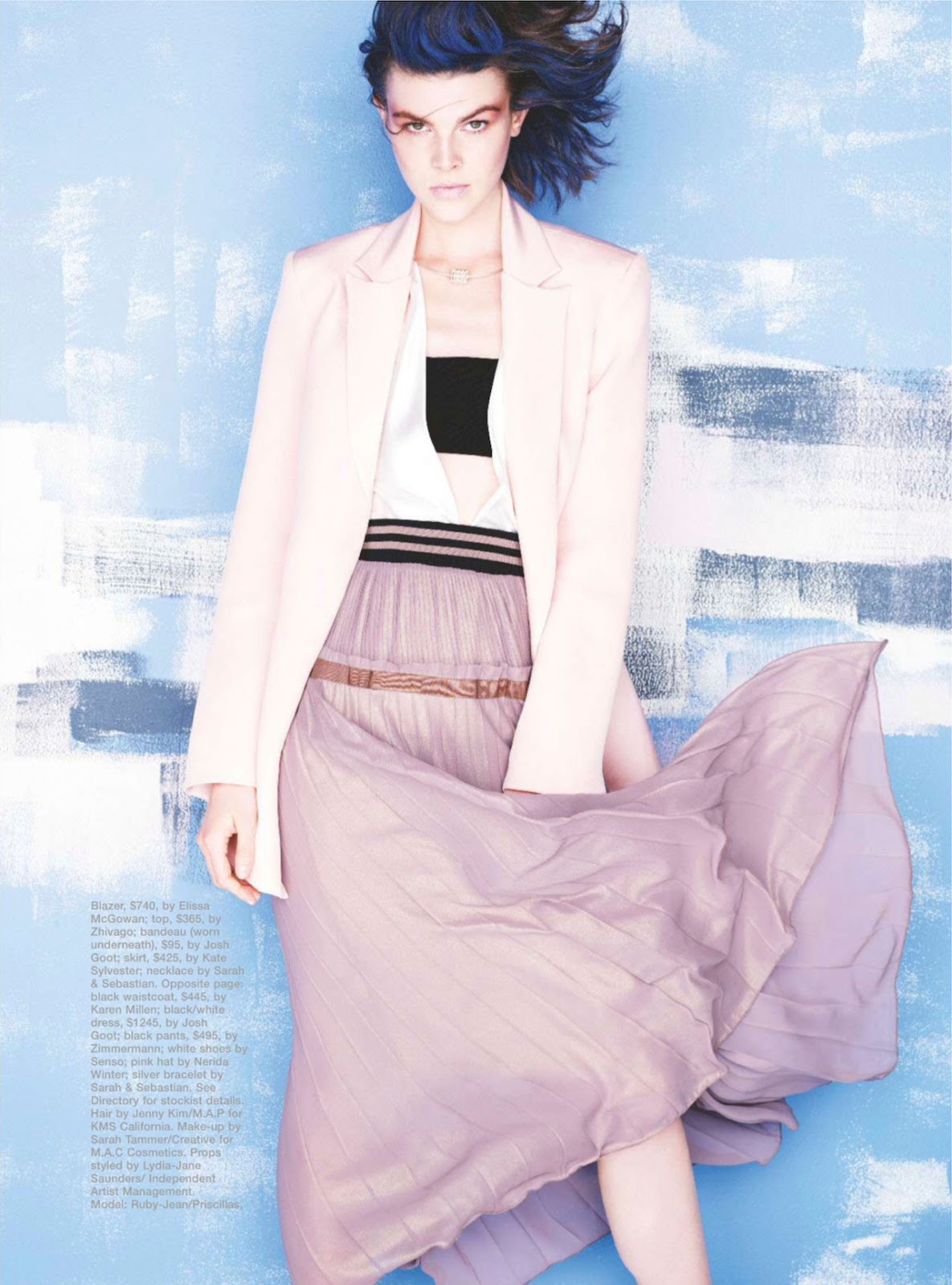 lightness of being: ruby jean wilson by david gubert for marie claire ...