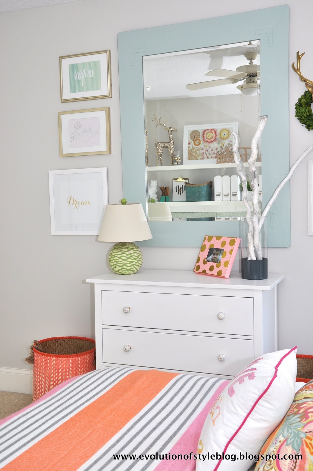 ORC Reveal Day - My Favorite Girl's Bedroom - Evolution of Style