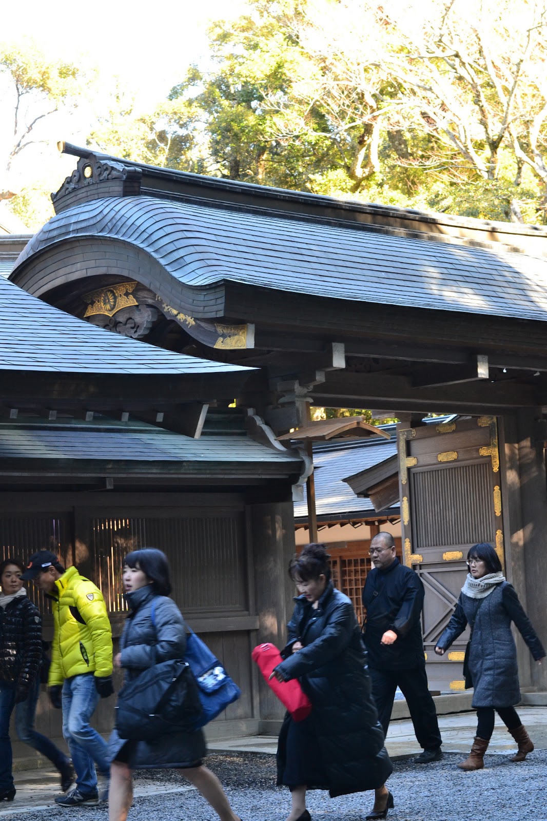 Victoria In Japan Land: Ise, Japan: Ise Shrine Naiku's Main Building