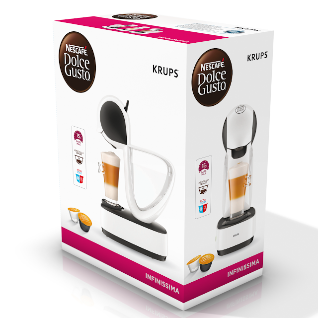 PACHET CADOU - Espressor cu capsule Krups Infinissima + Set 3 x Capsule ...