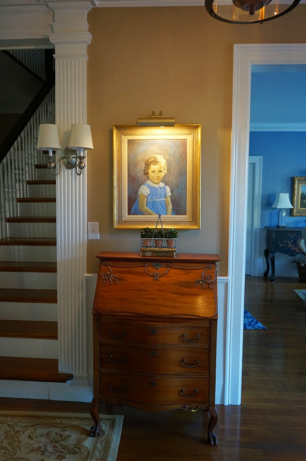 Room Reveal: The Front Hall - Preppy Empty Nester F