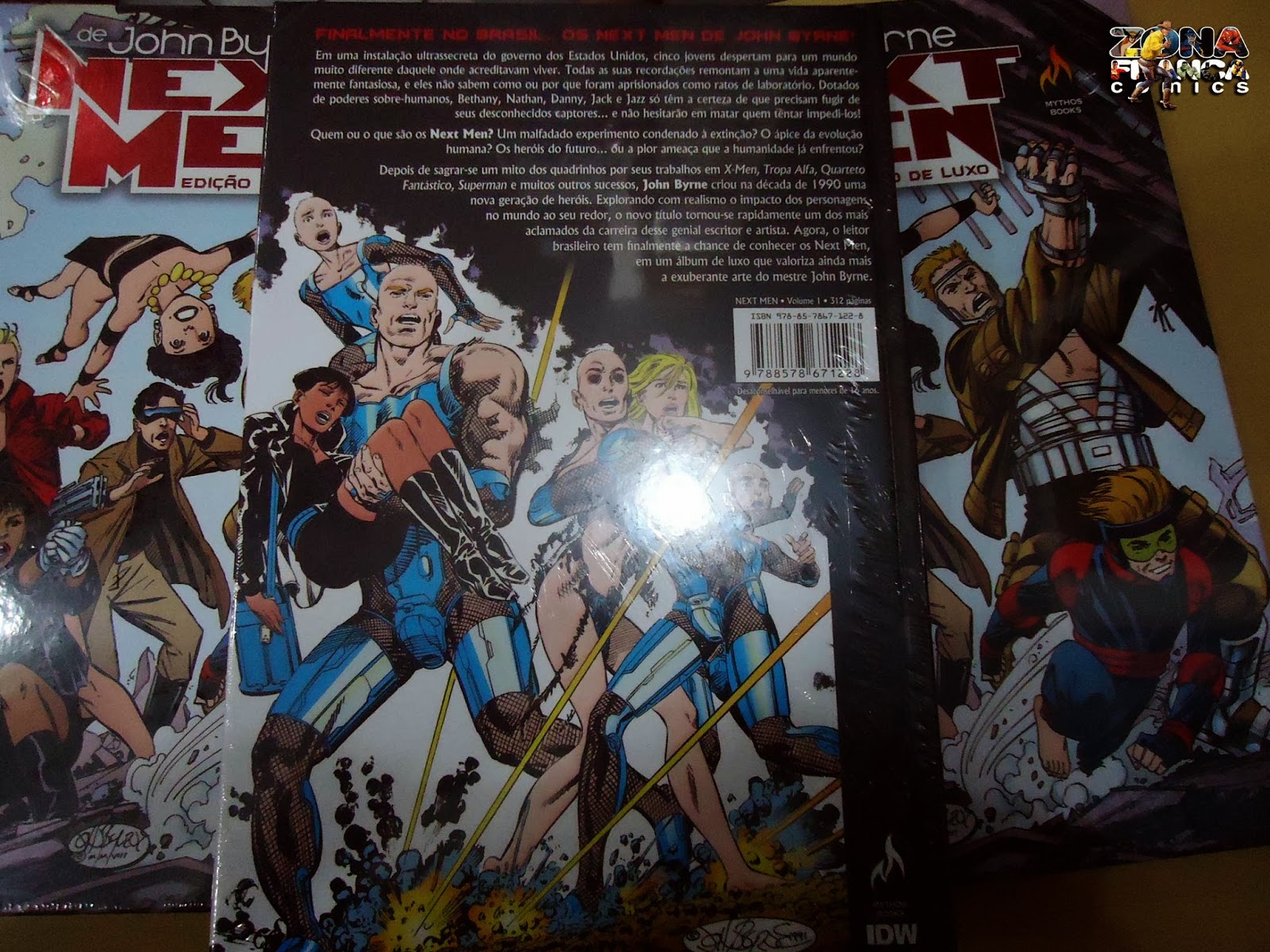 ZONA FRANCA COMICS: NEXT MEN - JOHN BYRNE EDIÇÃO DE LUXO PELA MYTHOS ...