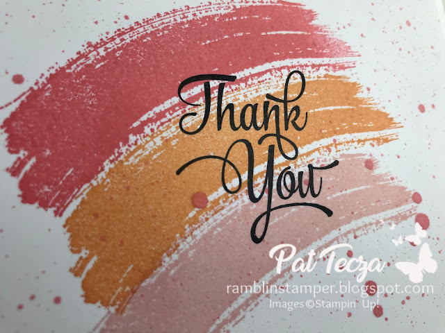 Ramblin' Stamper: Work of Art Thank You Cards