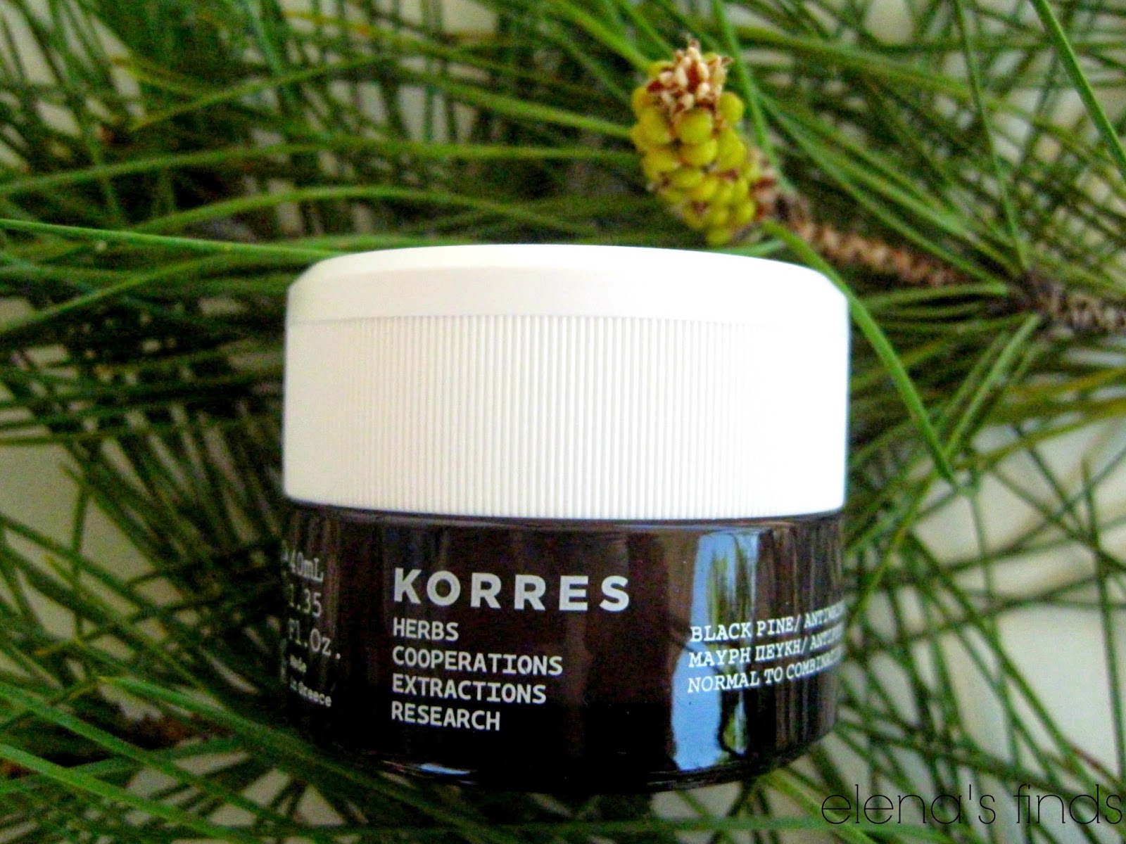 ♥elena's finds....♥: KORRES BLACK PINE/ΜΑΥΡΗ ΠΕΥΚΗ SET