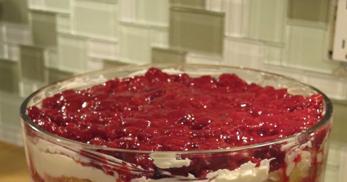 Always room for more.......: Raspberry Trifle