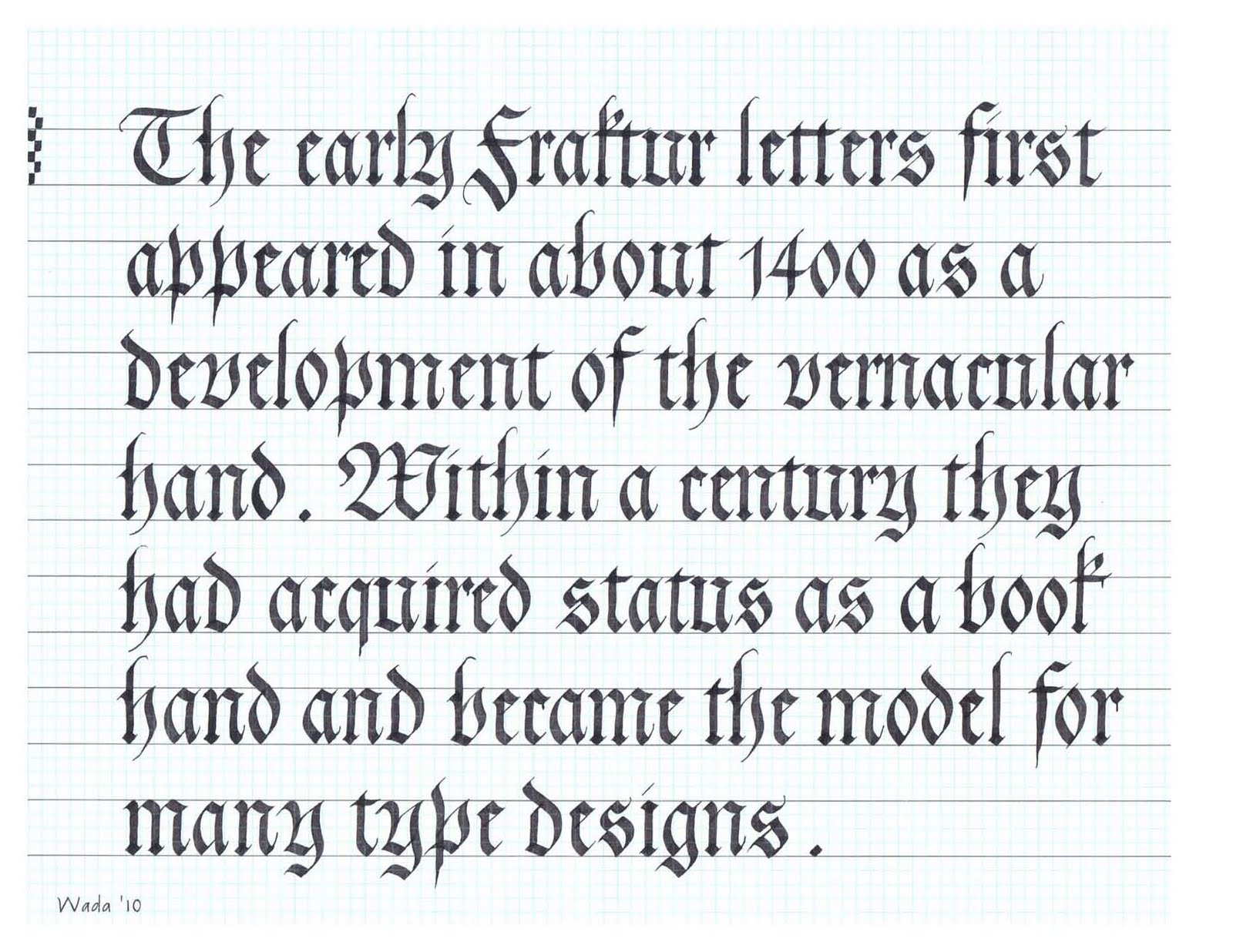 DeAnn Singh Calligraphy: Calligraphic Styles