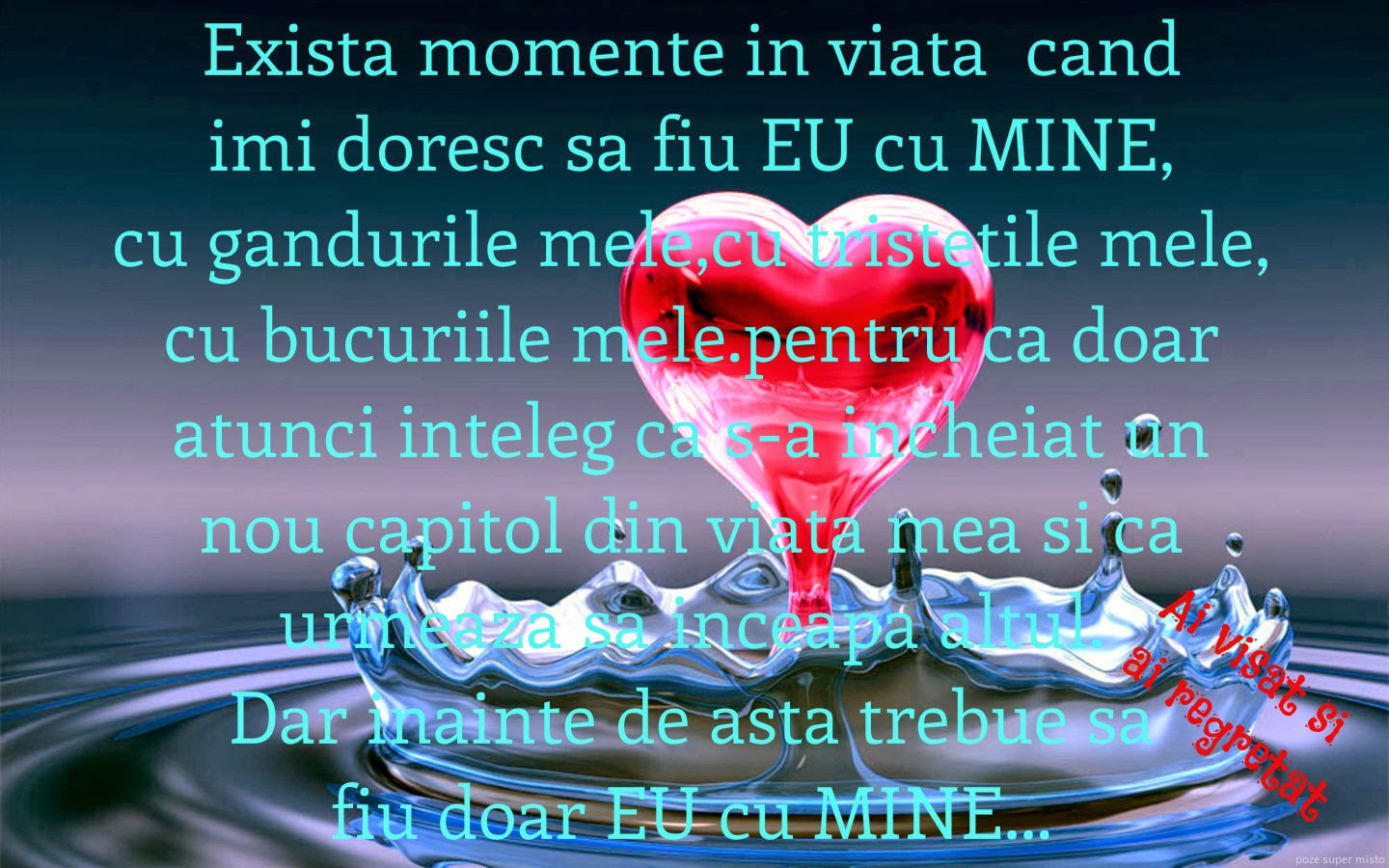 Eu cu mine - Lumea de azi