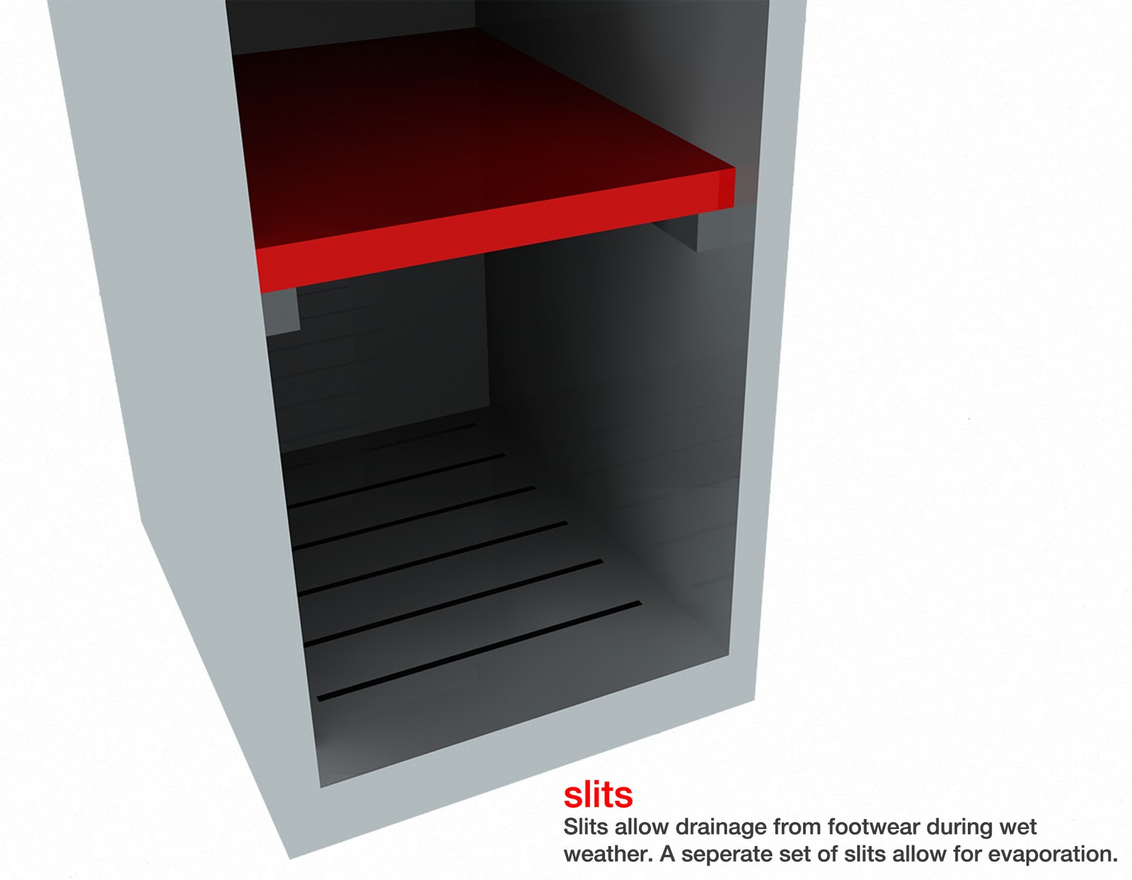 Design Block: Ergonomic Locker
