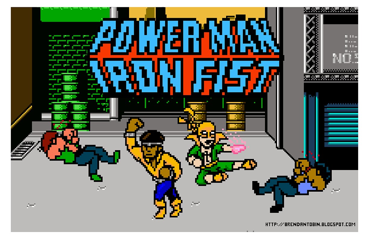 Brendan Tobin: Power Man And Iron Fist 8-bit