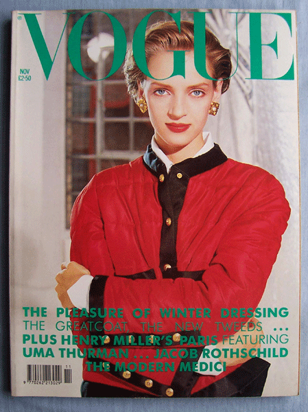 Annie's Fashion Break: Vogue Covers 1990