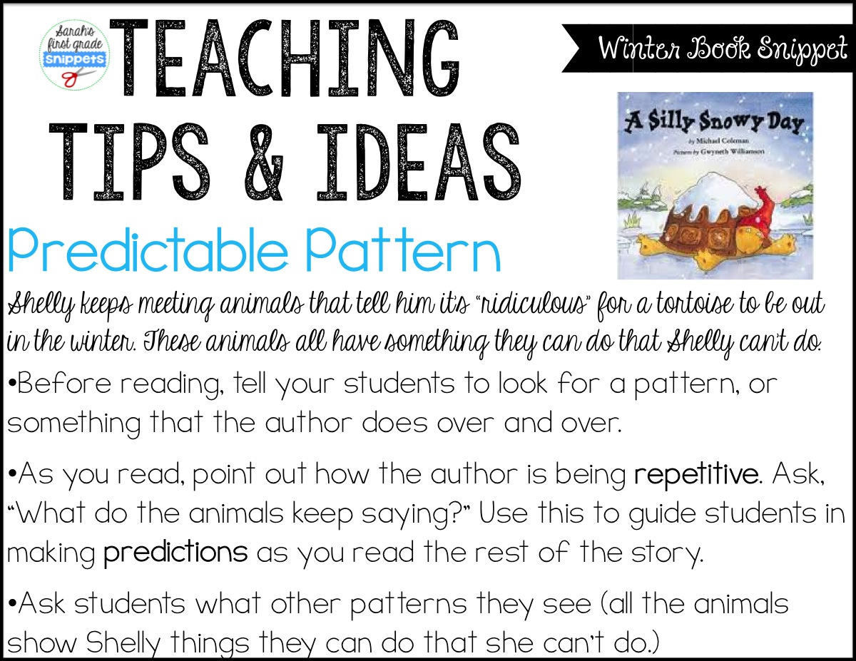 Sarah's First Grade Snippets: Winter Book Snippet