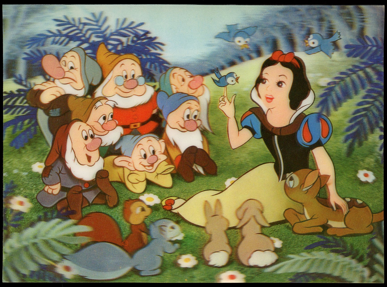 Filmic Light - Snow White Archive: 1960s Snow White 3D Postcards
