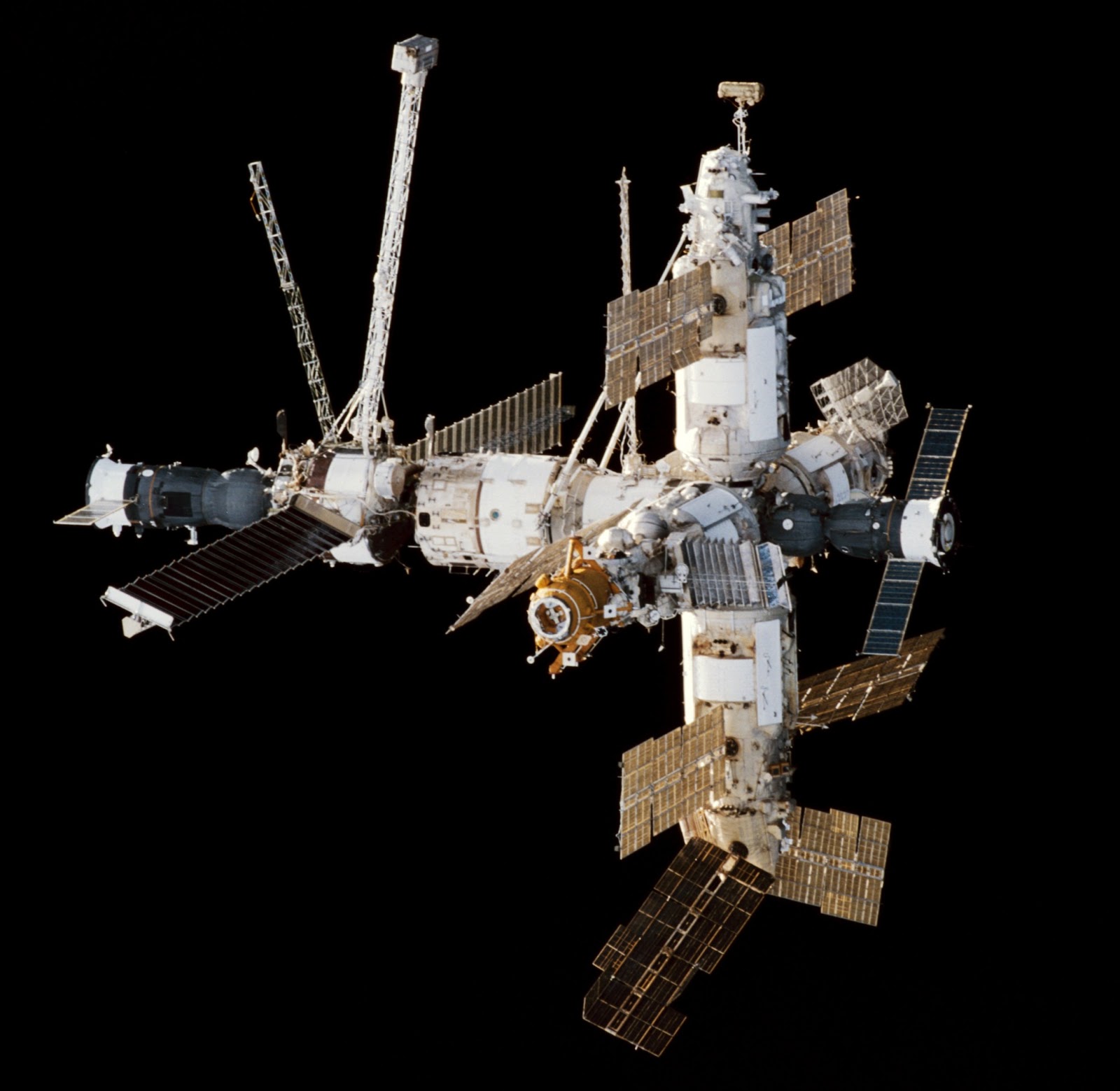 Mir Russian space station Public Domain Clip Art Photos and Images