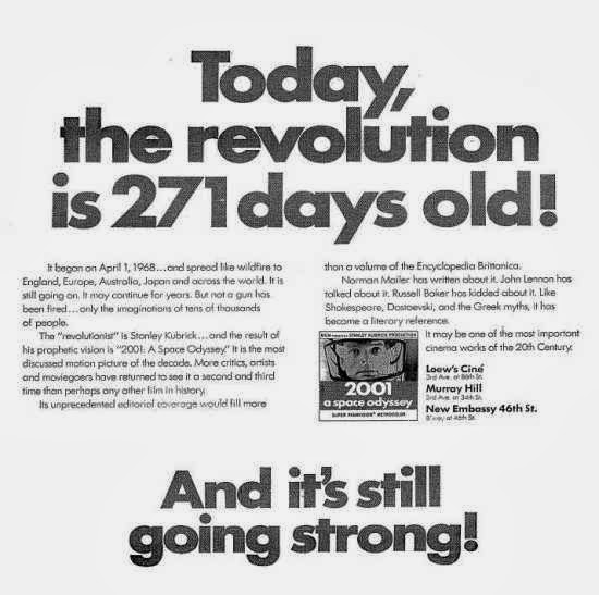 pubblicizzare '2001' - adverts for '2001'