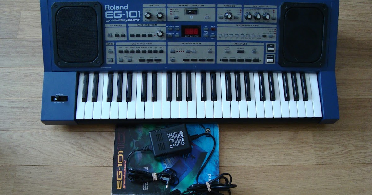 MATRIXSYNTH-B: Roland EG-101 Groovekeyboard with Built in Speakers & D ...