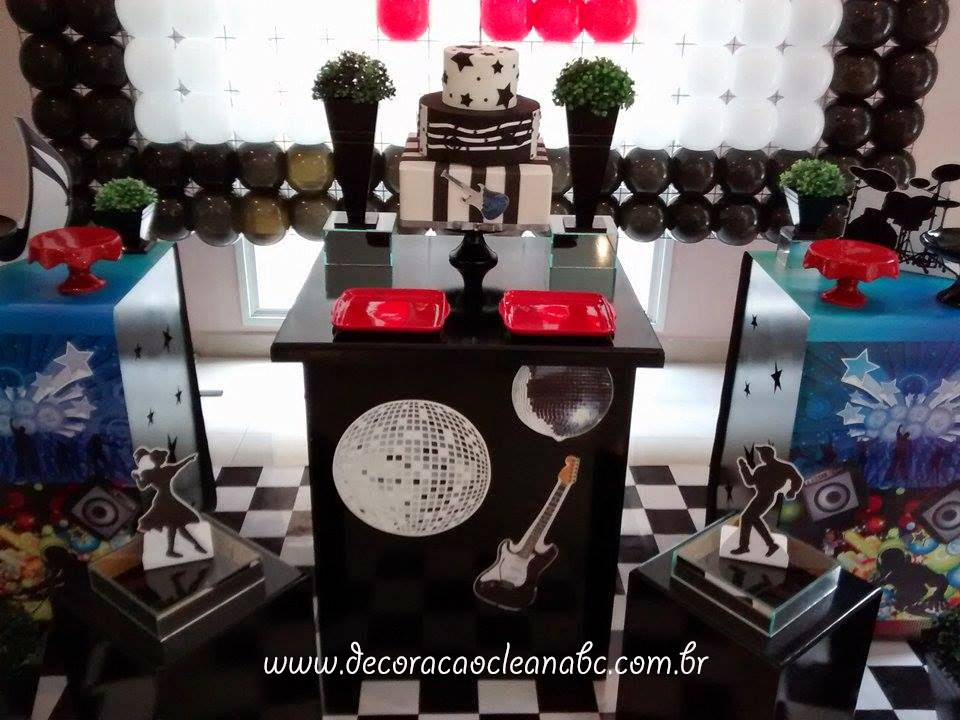 Decoração Clean ABC: Festa Balada, Flash back, Decoração Flash Back ...