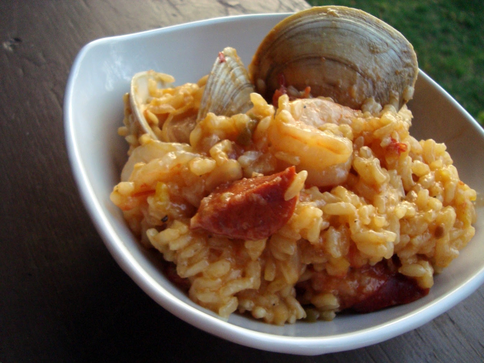 A Couple in the Kitchen: Our First Paella (Secret Recipe Club)