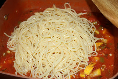 Deep South Dish: Garden Fresh Vegetable Spaghetti