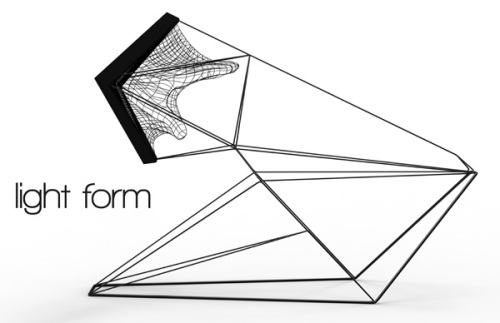 Ordinary Desk Lamp With LED Form By Scott Young | Extra Designs