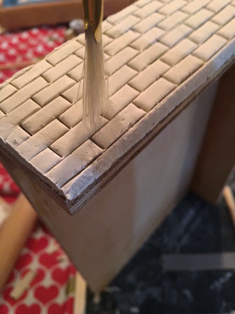 Paper Clay Bricks, Quick and Easy.