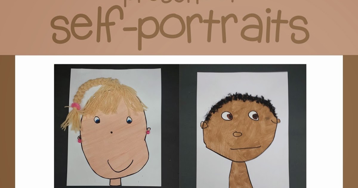 Early Childhood Scribbles Preschool Self Portraits