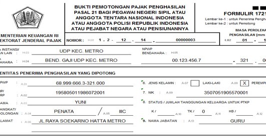 √ Free Download Formulir Spt 1721-A2 Pengisian Spt Pajak Ofline ...