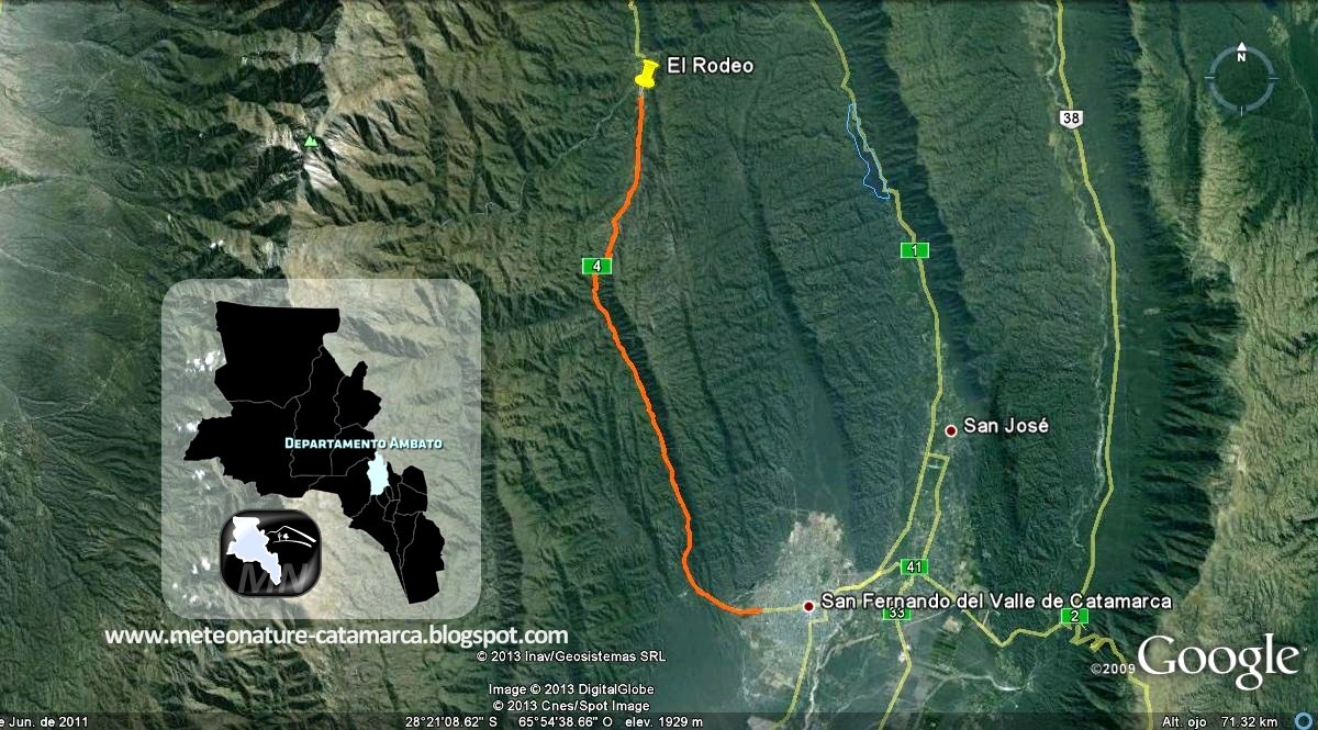 Naturaleza y Paisajes de Catamarca: El Rodeo, departamento Ambato