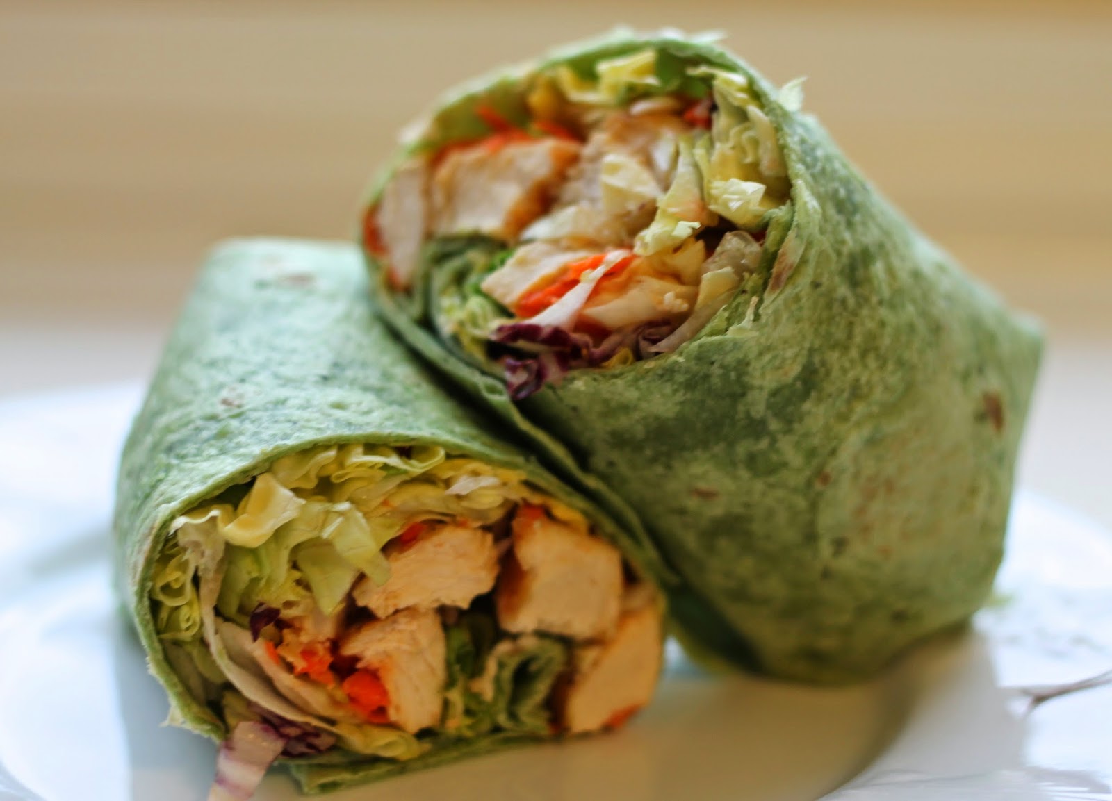 Young and Entertaining: Thai Peanut Chicken Wraps